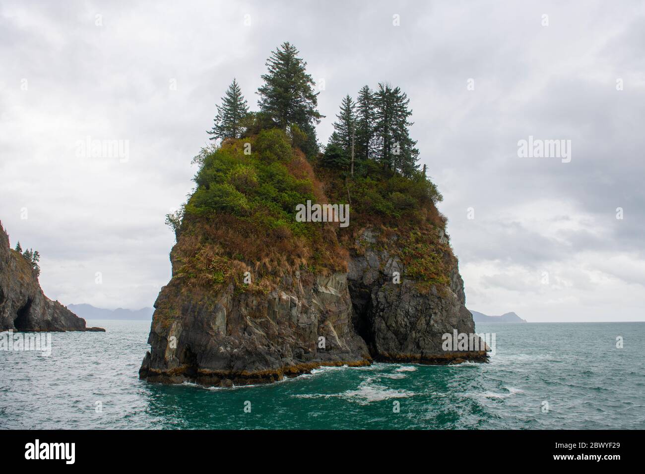 Spiral Cove in Resurrection Bay near Kenai Fjords National Park, Seward ...