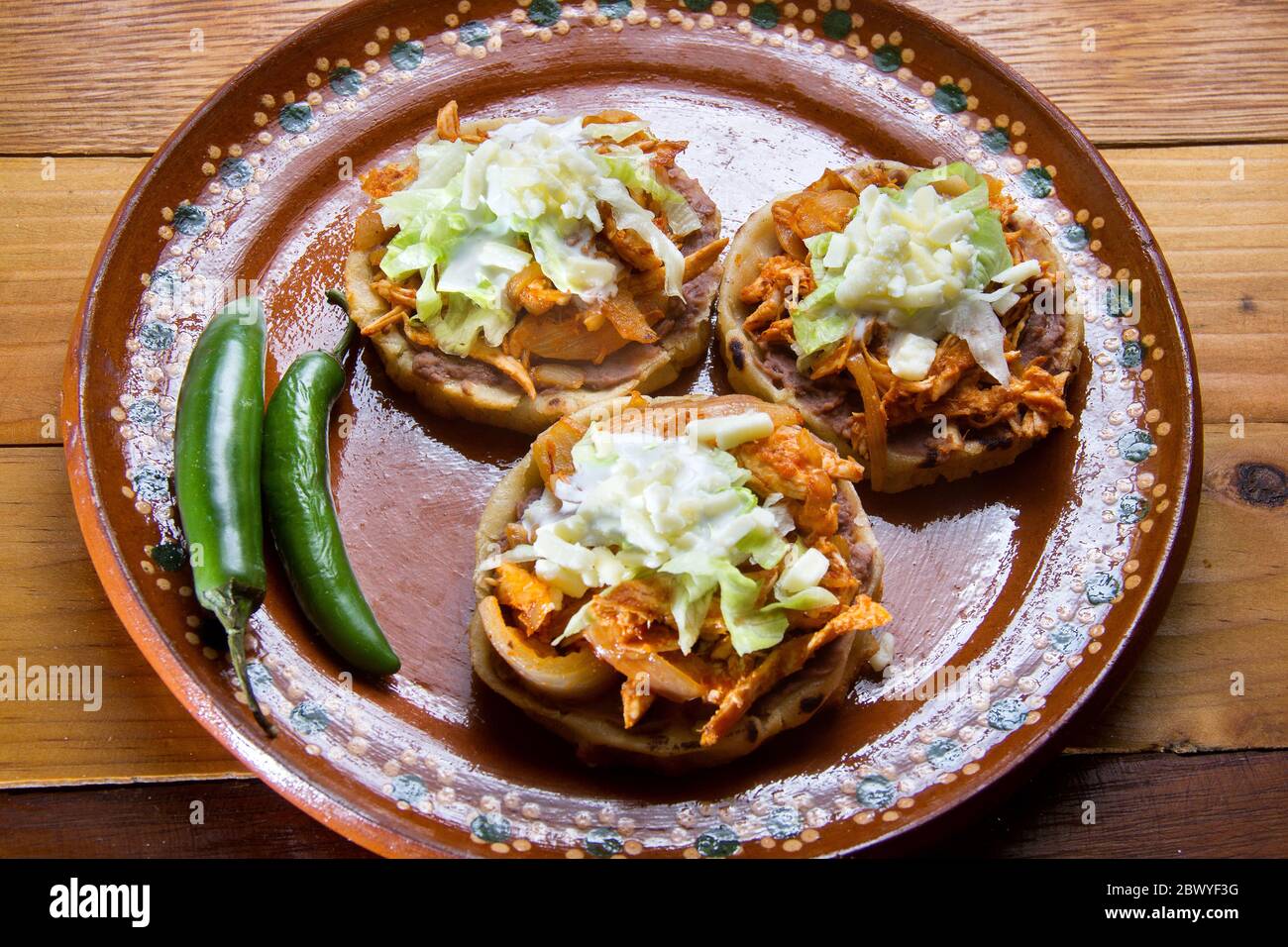 Sopes De Pollo