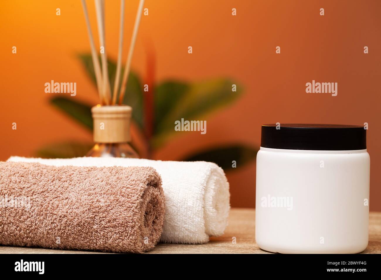 Coconut based cosmetics for facial skin care Stock Photo - Alamy