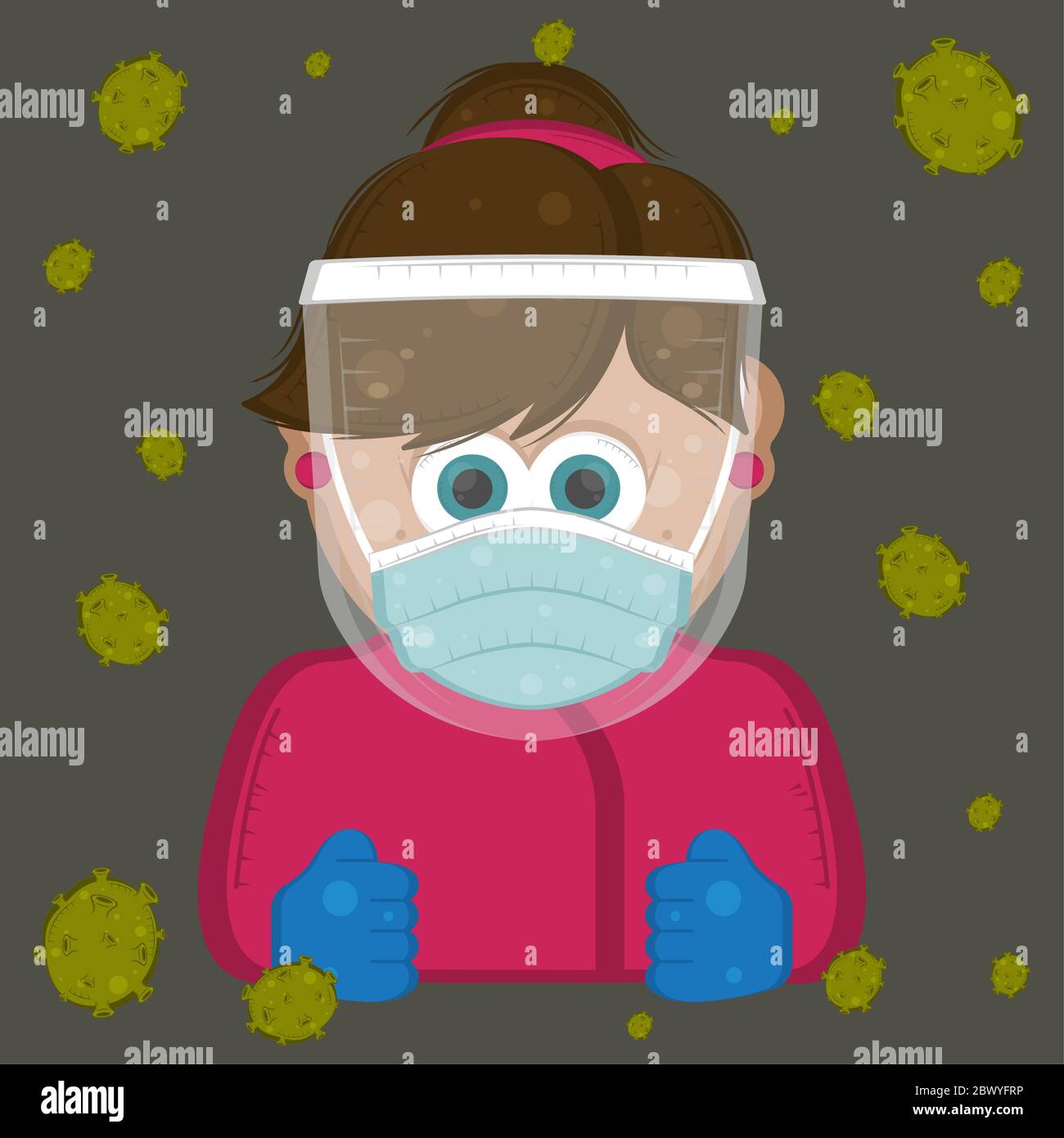 Cartoon of nurse Stock Vector Images - Alamy