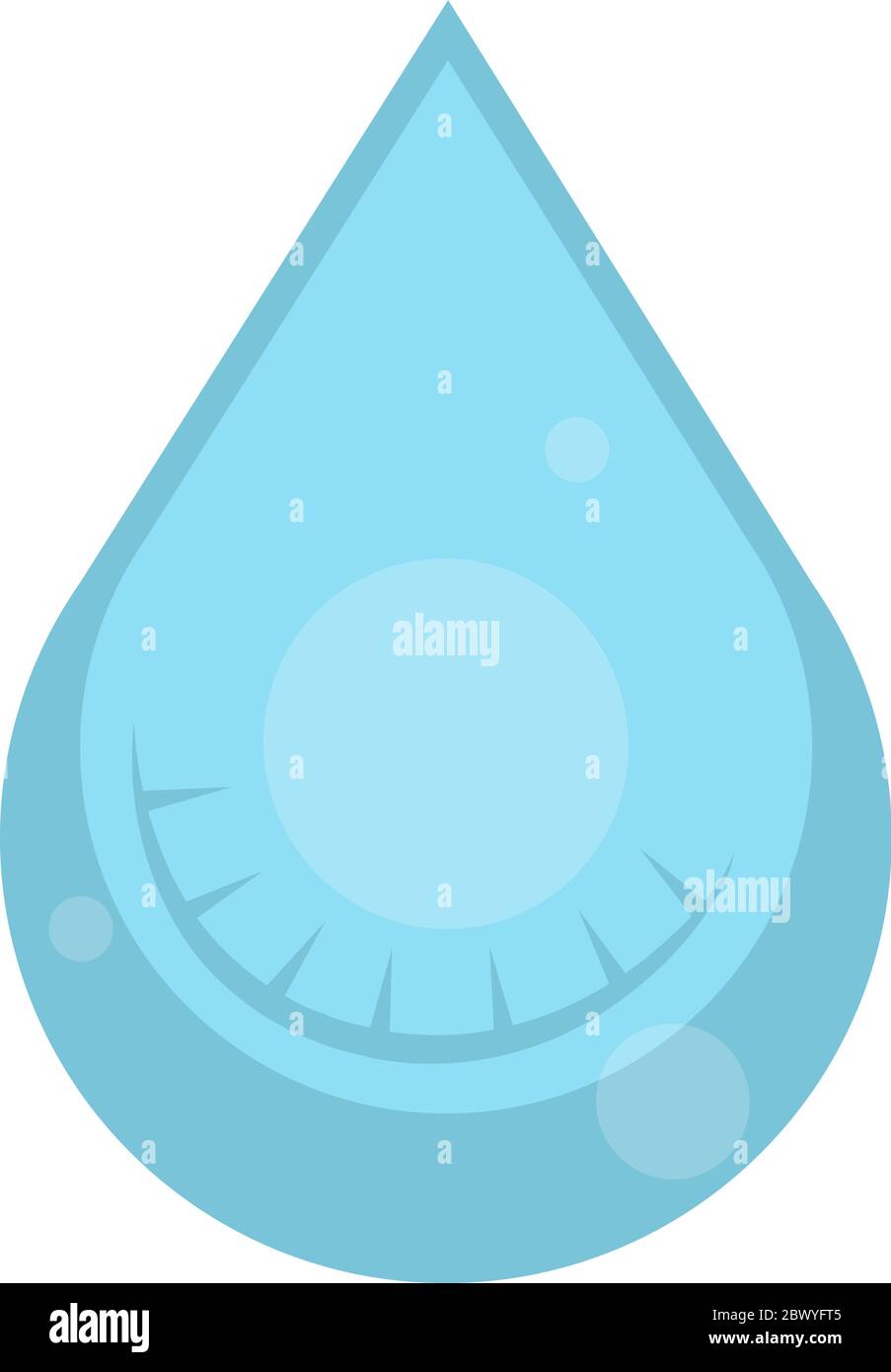 Isolated water drop Stock Vector Image & Art - Alamy