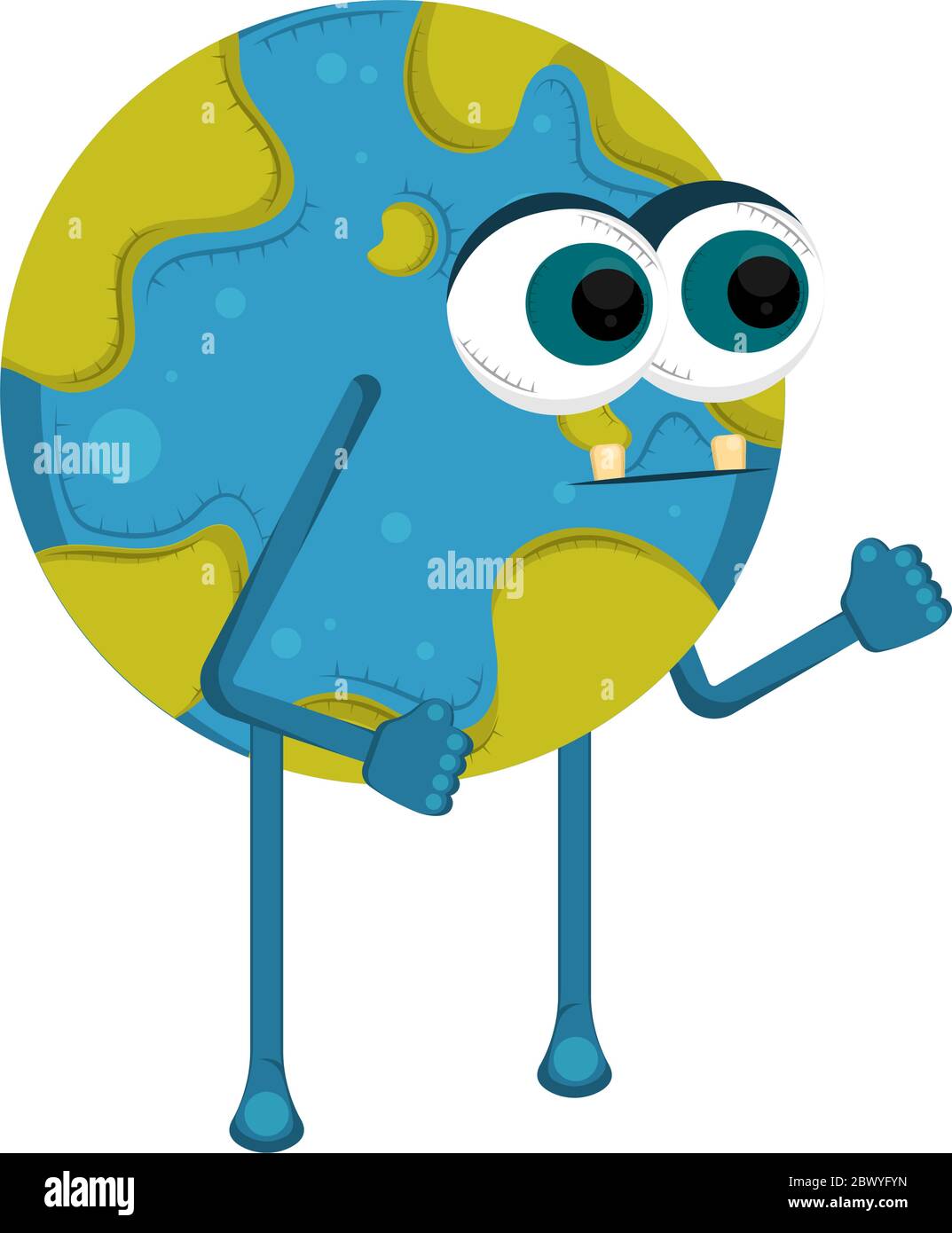 Earth planet cartoon Stock Vector Image & Art - Alamy