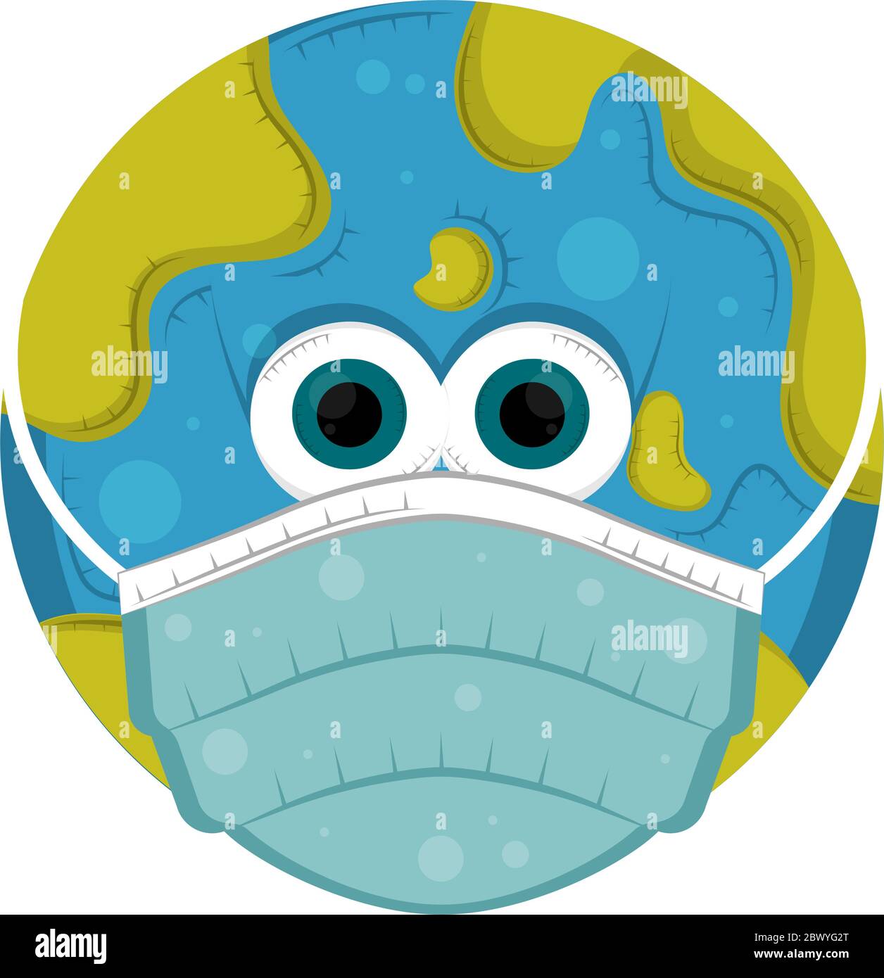 Planet earth sick epidemic Cut Out Stock Images & Pictures - Alamy