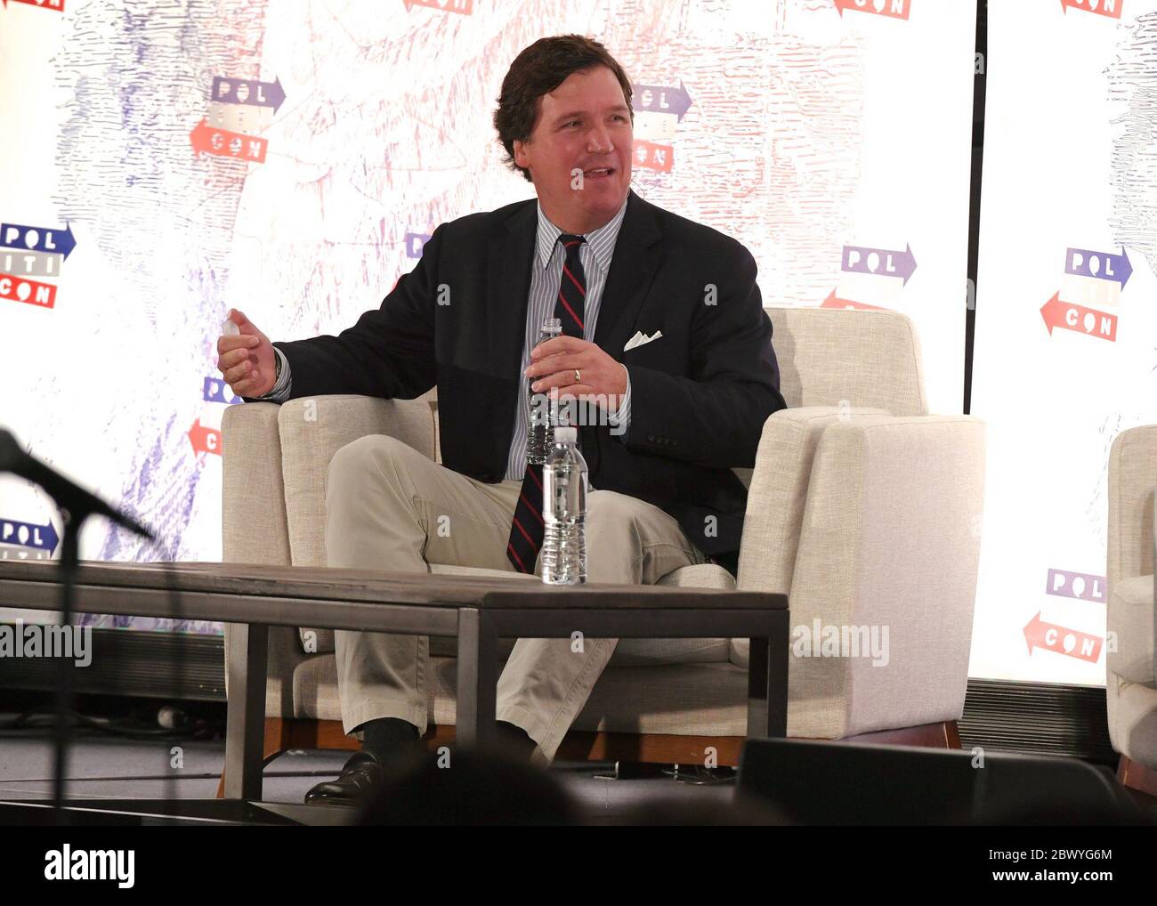 October 21, 2018, Los Angeles, California, USA: Tucker Carlson on stage ...
