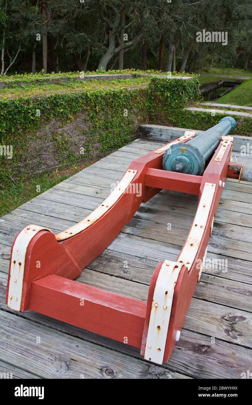 Fort Caroline National Memorial, Jacksonville, Florida, USA Stock Photo ...