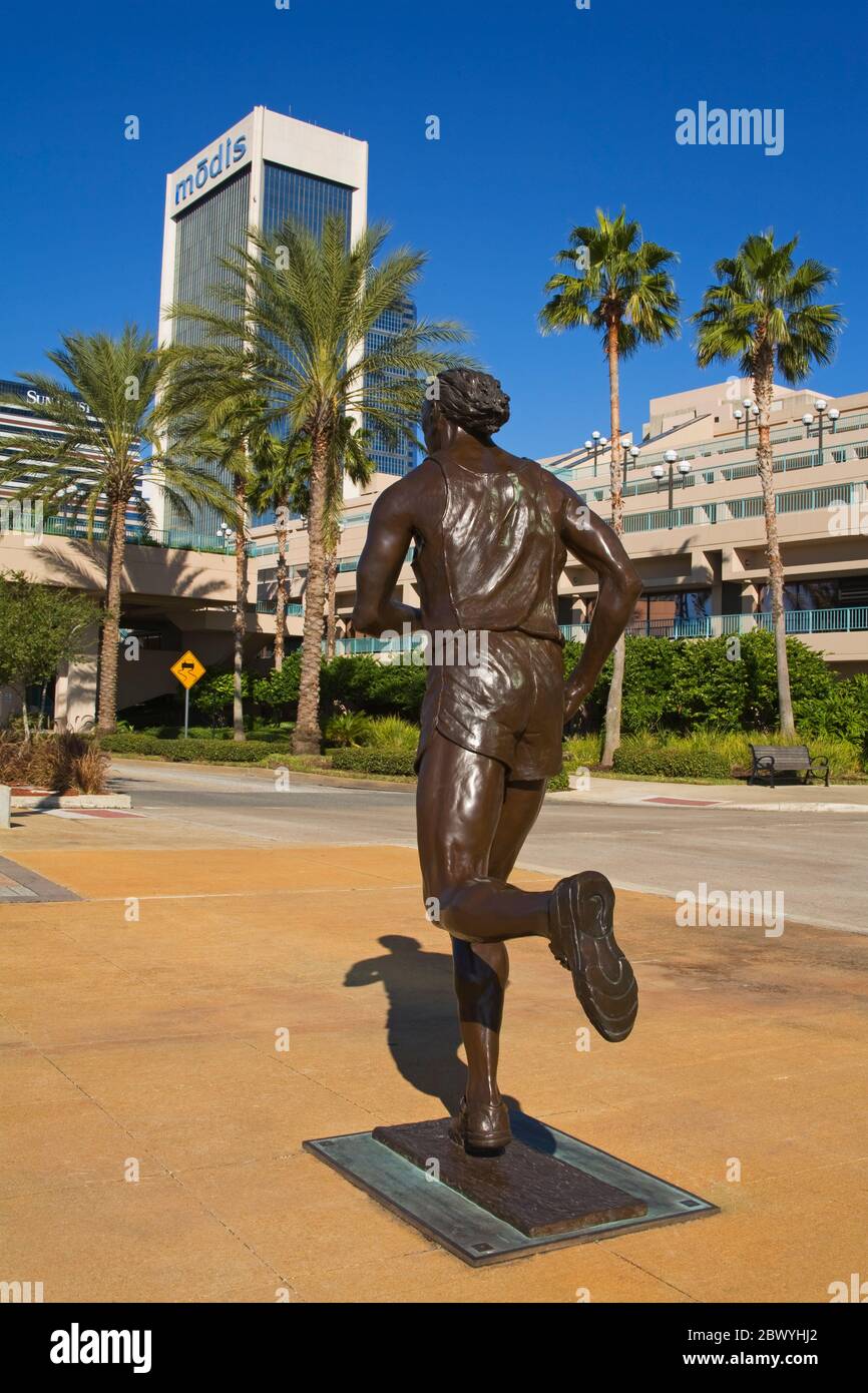 River Runner sculpture by Derby l. Ulloa, Jacksonville Riverfront ...
