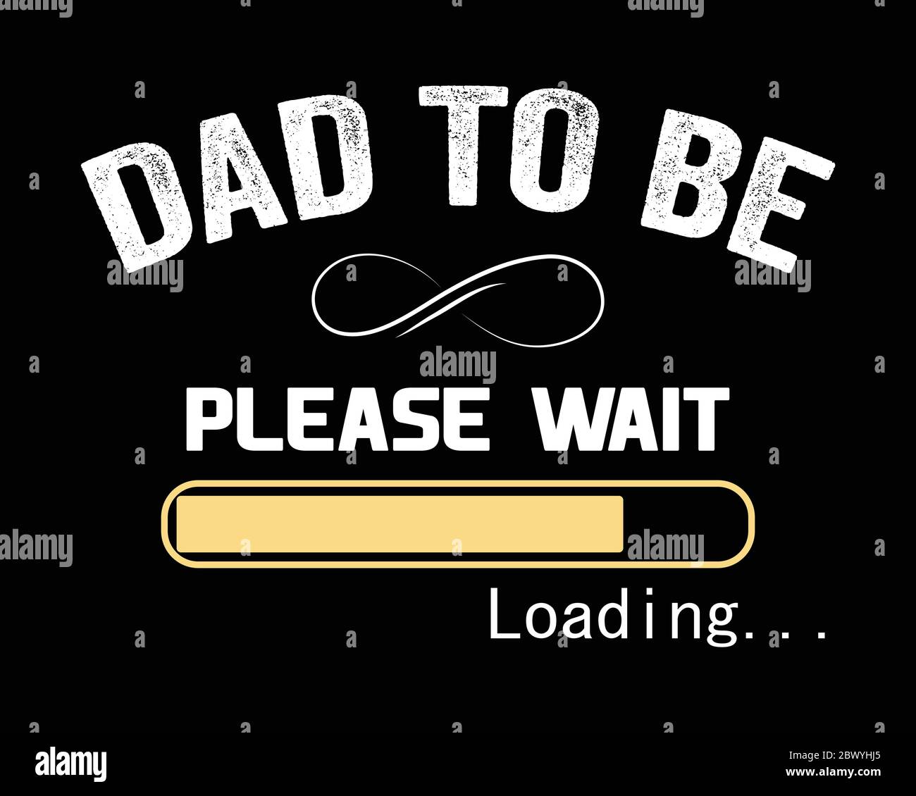 Dad To Be / Beautiful Text Tshirt Design Poster Vector Illustration Art ...