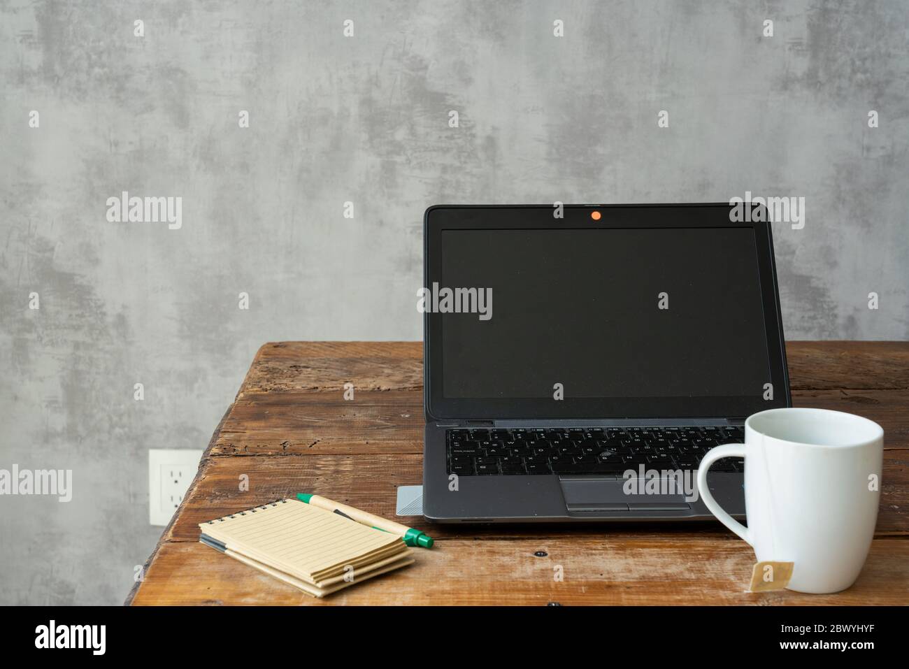 Home office scene during covid quarantine Stock Photo - Alamy