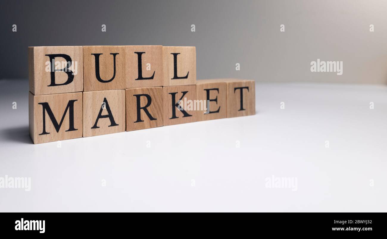 Bull market word on hi-res stock photography and images - Alamy