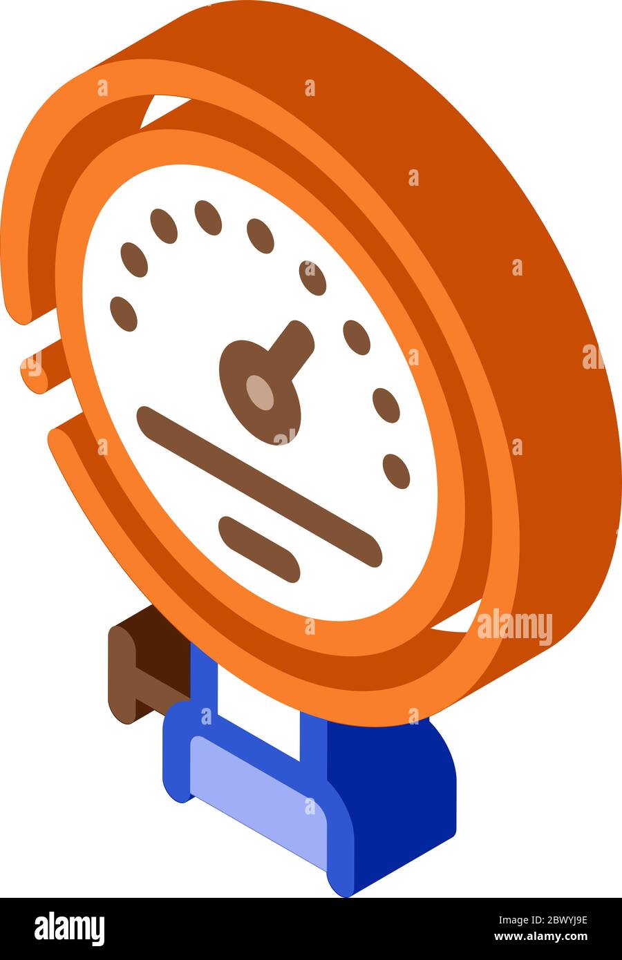 Power Counter Metallurgical isometric icon vector illustration Stock ...