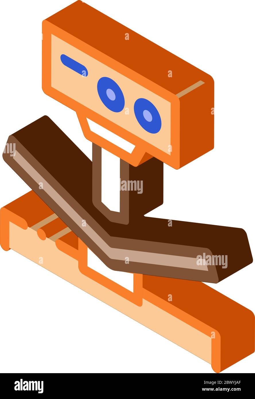 Breaking Tool Factory Metallurgical isometric icon vector illustration ...