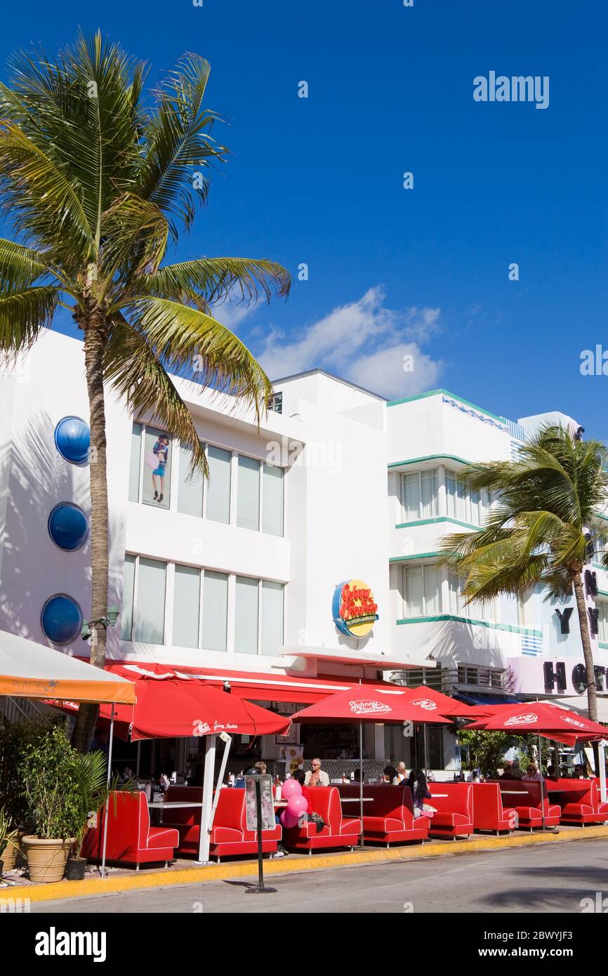Johnny Rockets restaurant in South Beach, City of Miami Beach, Florida ...
