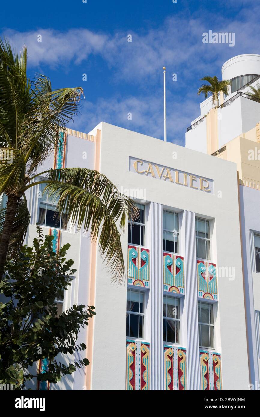 The Cavalier Hotel on Ocean Drive, South Beach, City of Miami Beach ...