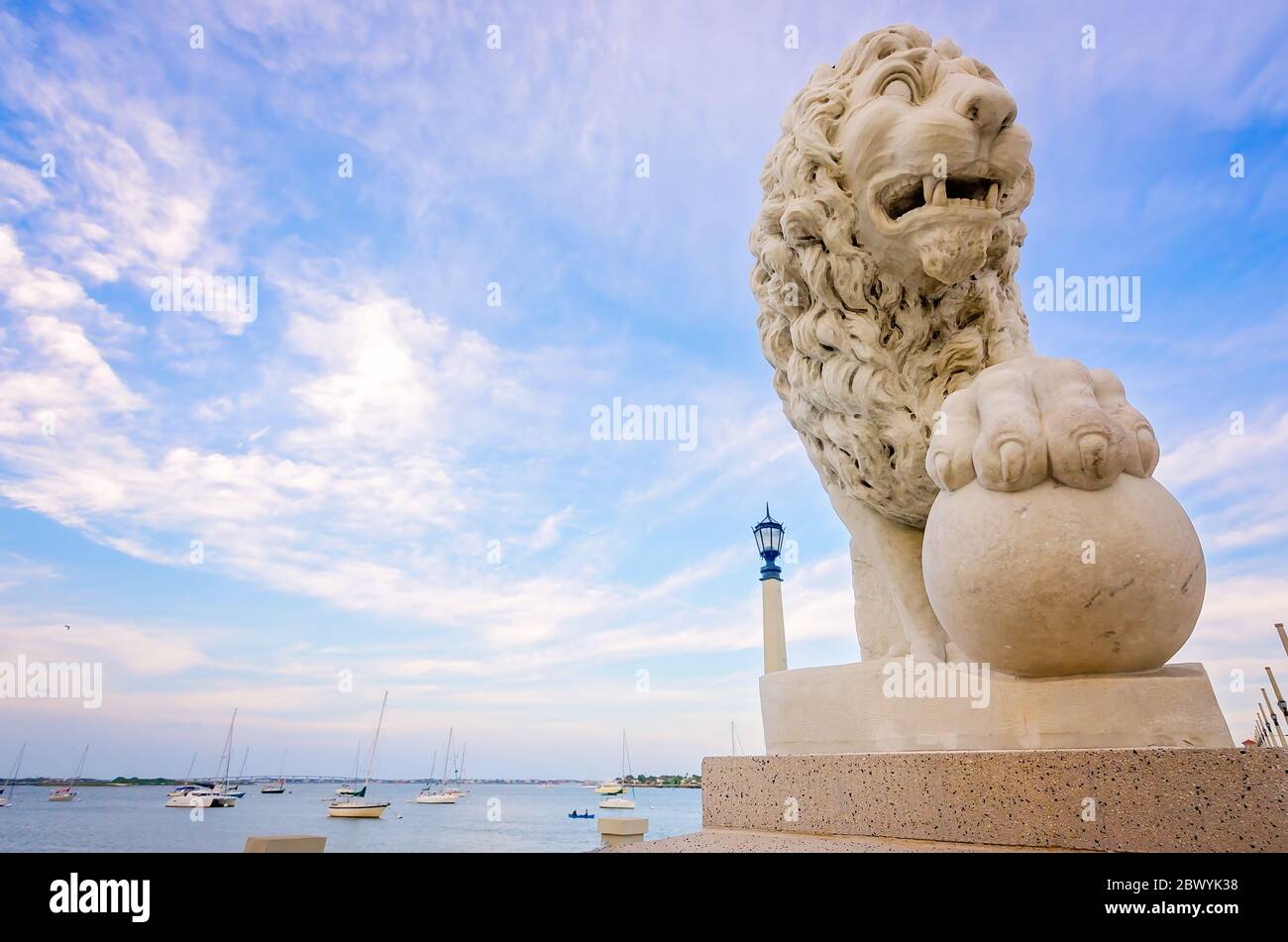 The Bridge of Lions is pictured, April 10, 2015, in St. Augustine ...