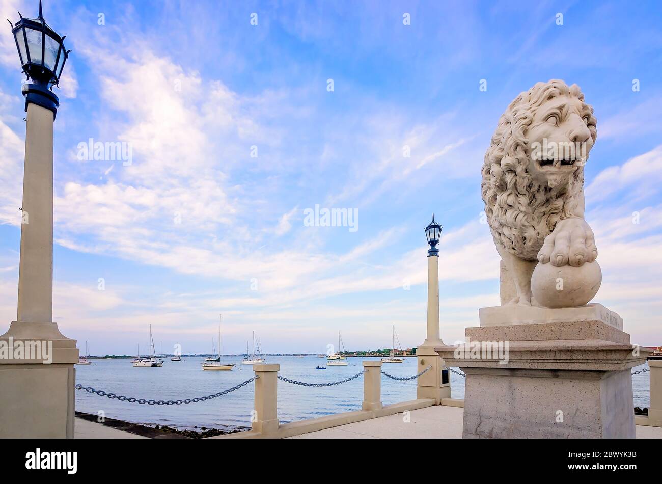 The Bridge of Lions is pictured, April 10, 2015, in St. Augustine ...