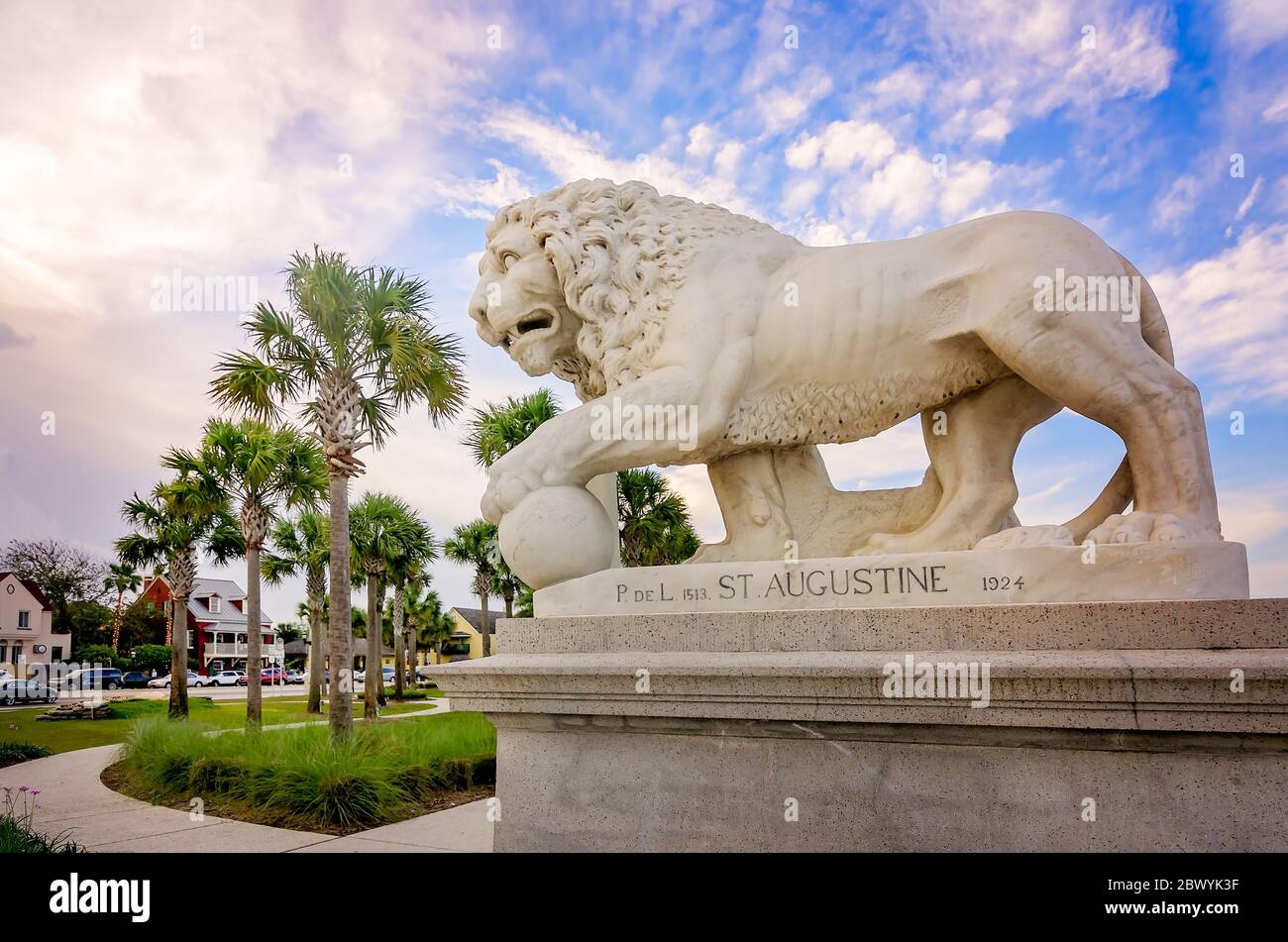 The Bridge of Lions is pictured, April 10, 2015, in St. Augustine ...
