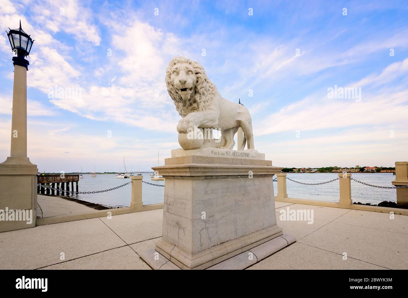 The Bridge of Lions is pictured, April 10, 2015, in St. Augustine ...