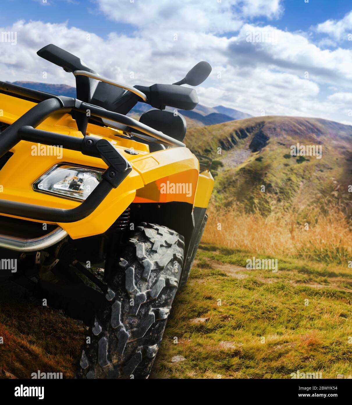 Atv front view hi-res stock photography and images - Alamy