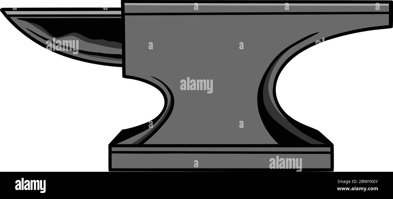 Anvil and cartoon hi-res stock photography and images - Alamy