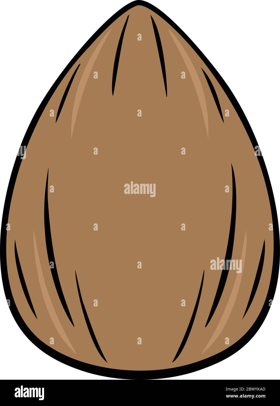 Plant based almond milk Stock Vector Images - Alamy