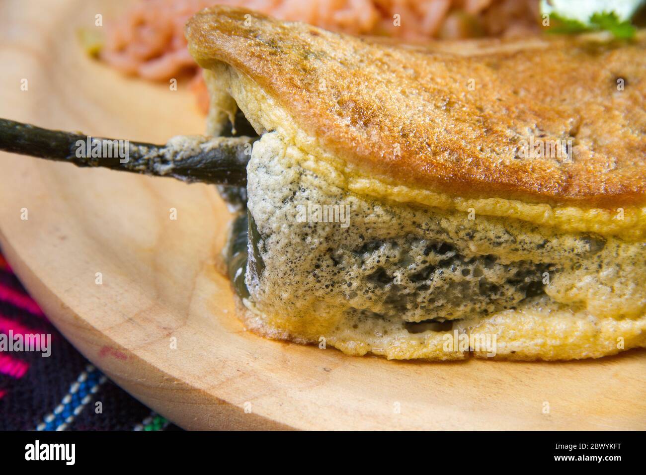 Authentic mexican chiles rellenos Stock Photo - Alamy