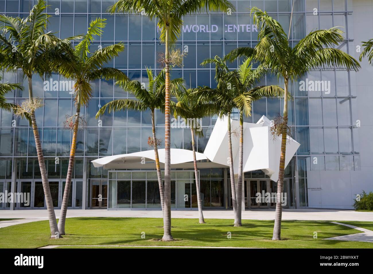 New World Center concert hall, Miami Beach, Florida, USA Stock Photo ...