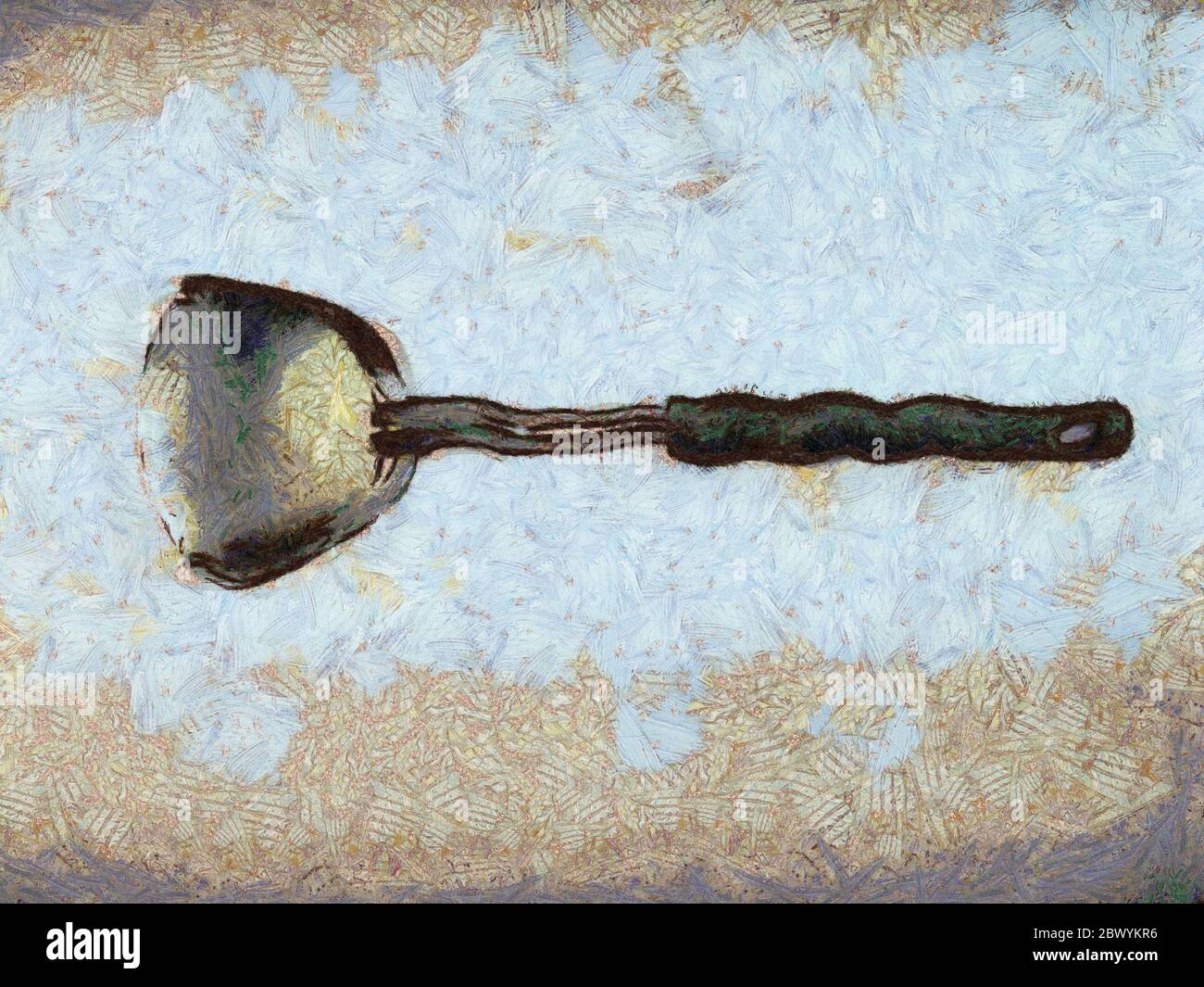 Spatula illustration hi-res stock photography and images - Alamy