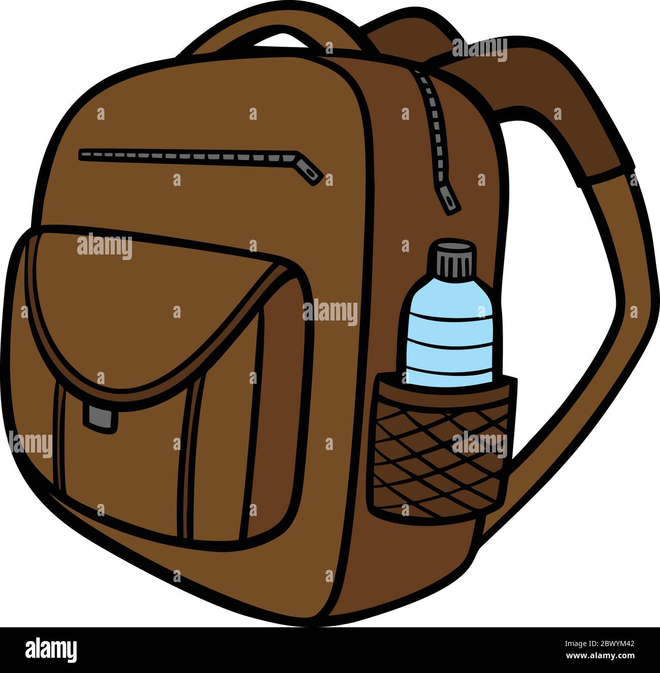 Backpacker gear Stock Vector Images - Alamy