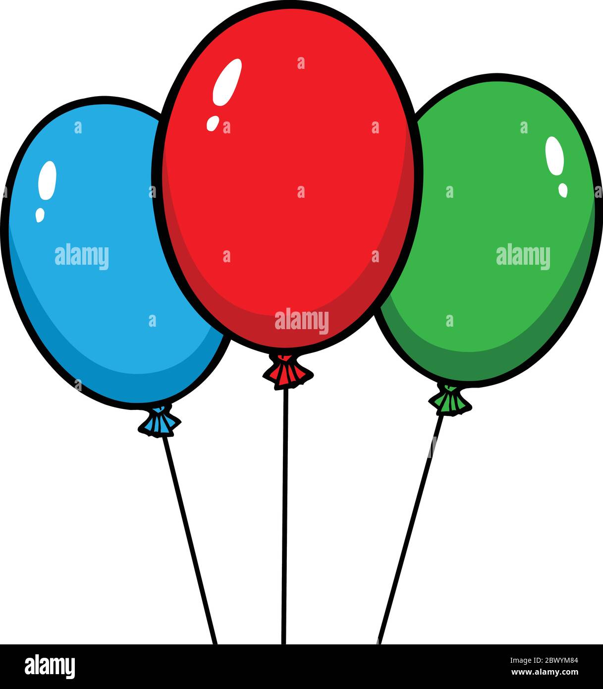 Balloons- An Illustration of Balloons Stock Vector Image & Art - Alamy
