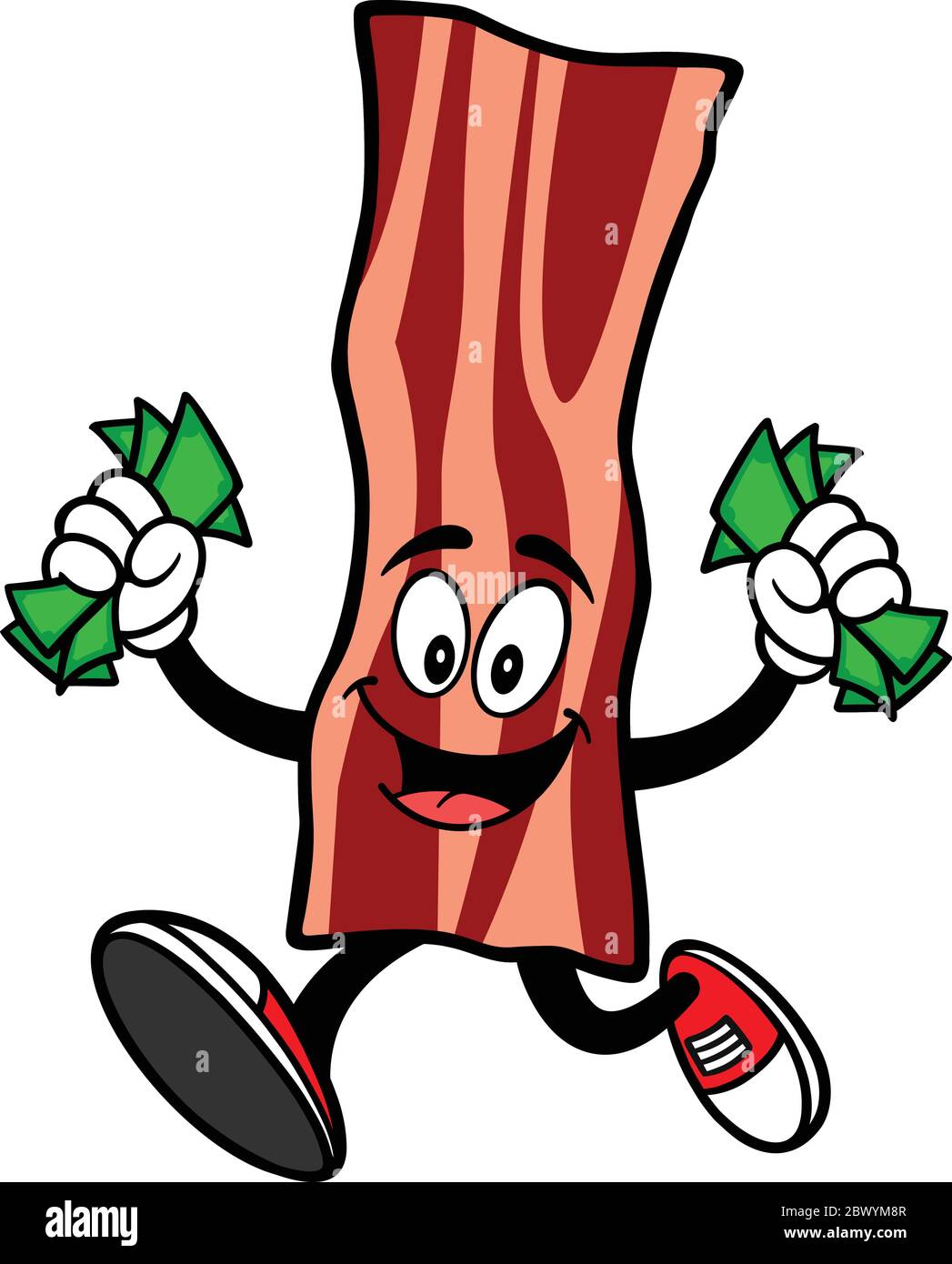 Bacon Strips Cartoon