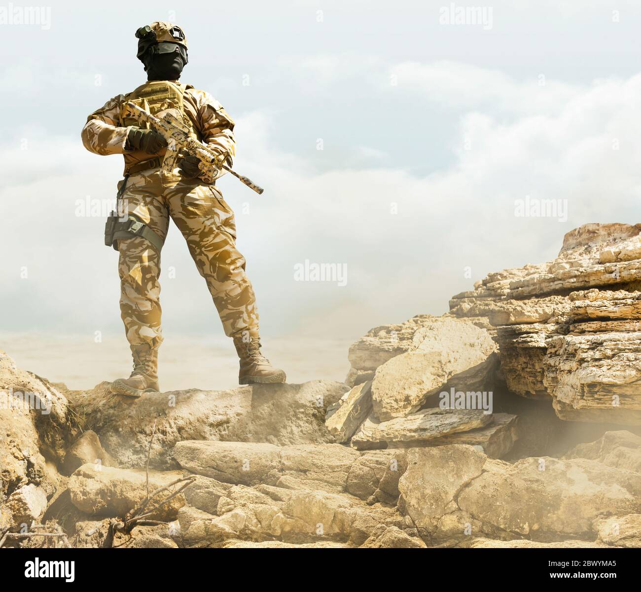 Desert Warfare High Resolution Stock Photography and Images - Alamy
