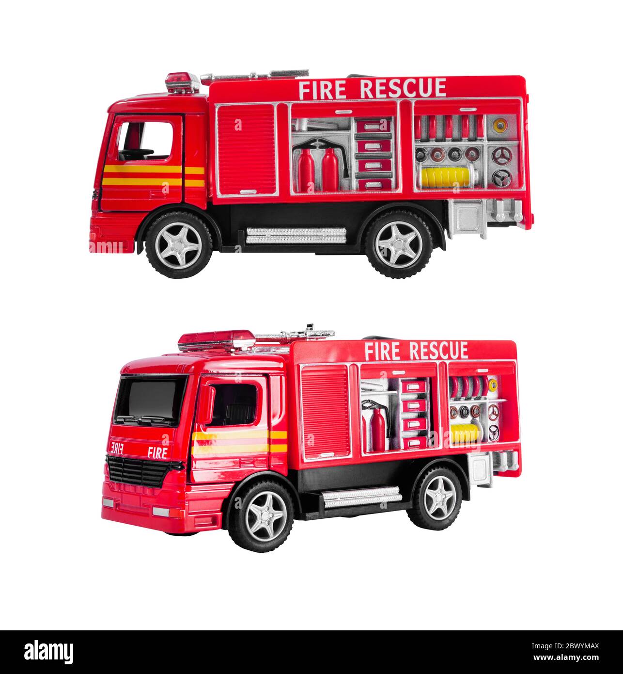 Toy fire engine hi-res stock photography and images - Alamy