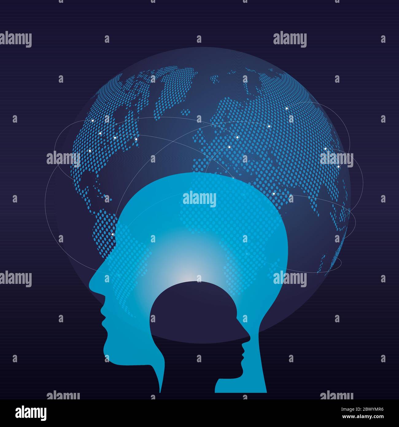 Artificial intelligence,ai,chip,computer,vector,Artificial intelligence ...