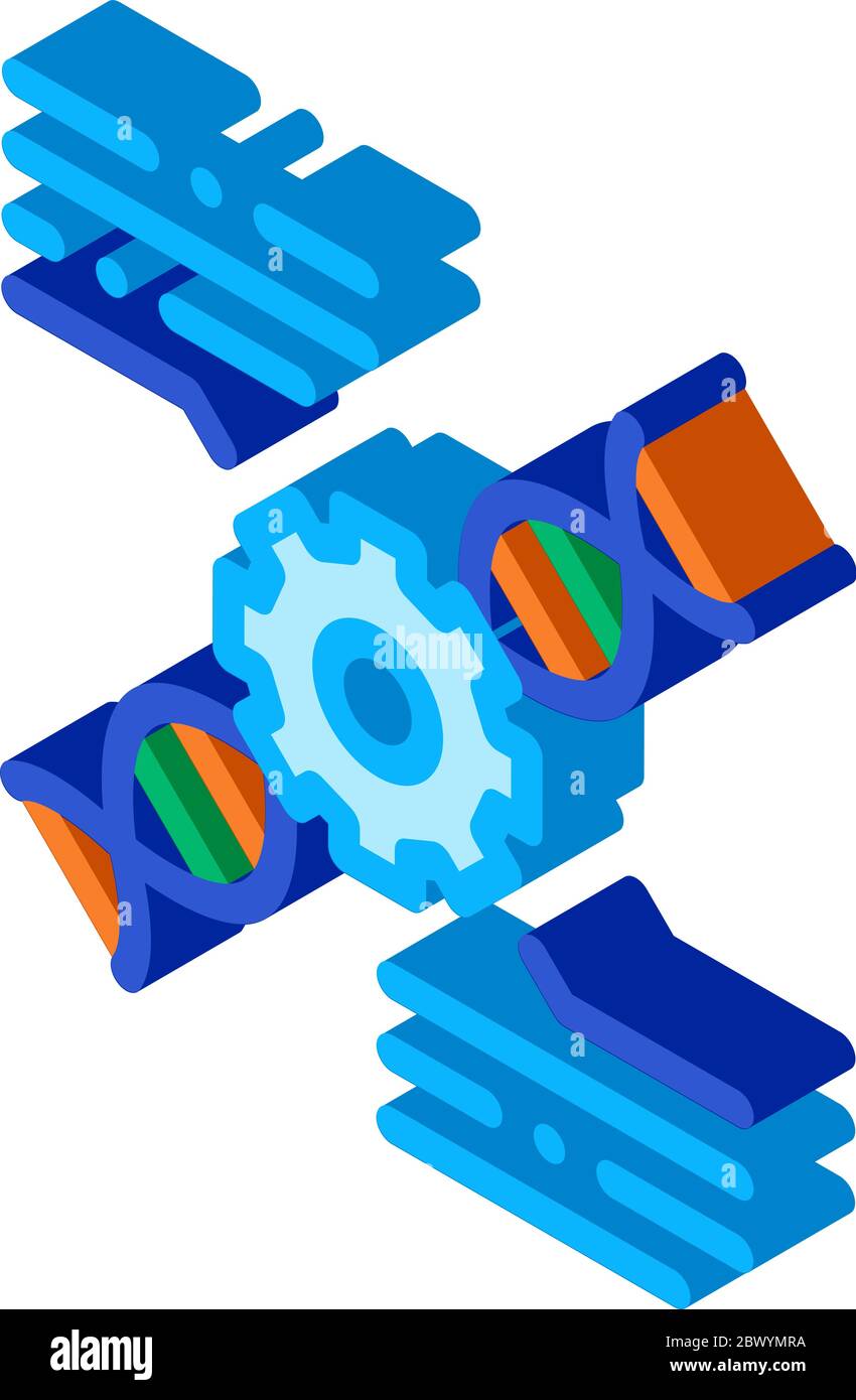 Blood Dna Biohacking isometric icon vector illustration Stock Vector ...