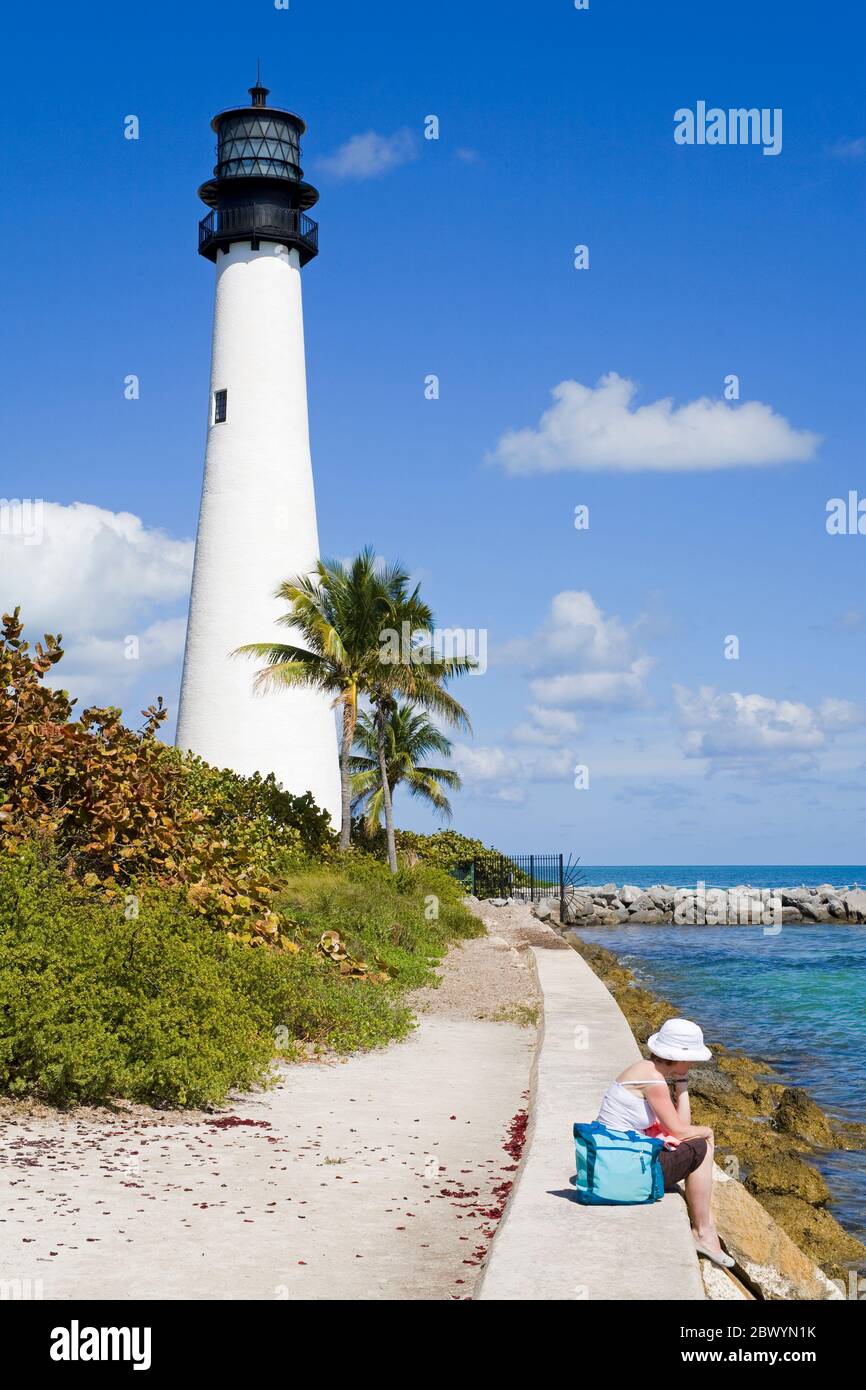 Key biscayne bill baggs cape florida state park hi-res stock ...