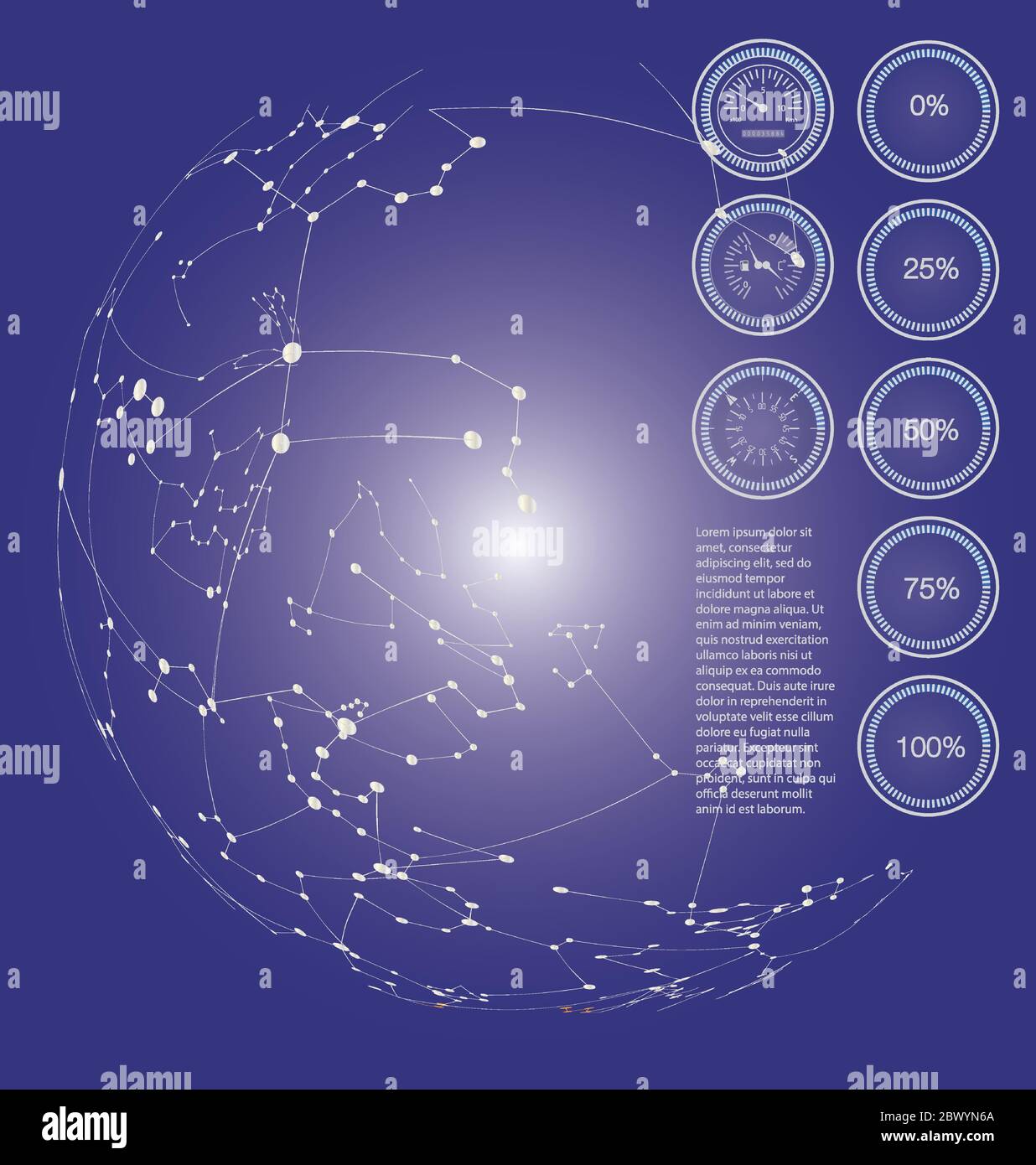 network world, blockchain, Internet of Things, virtual world Stock ...