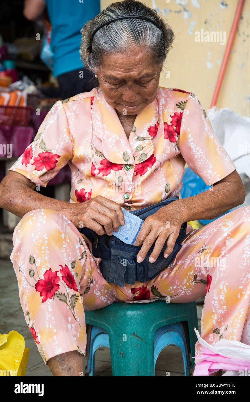Tuaran, Sabah, Malaysia-January 25,2018: Street photo view of ...