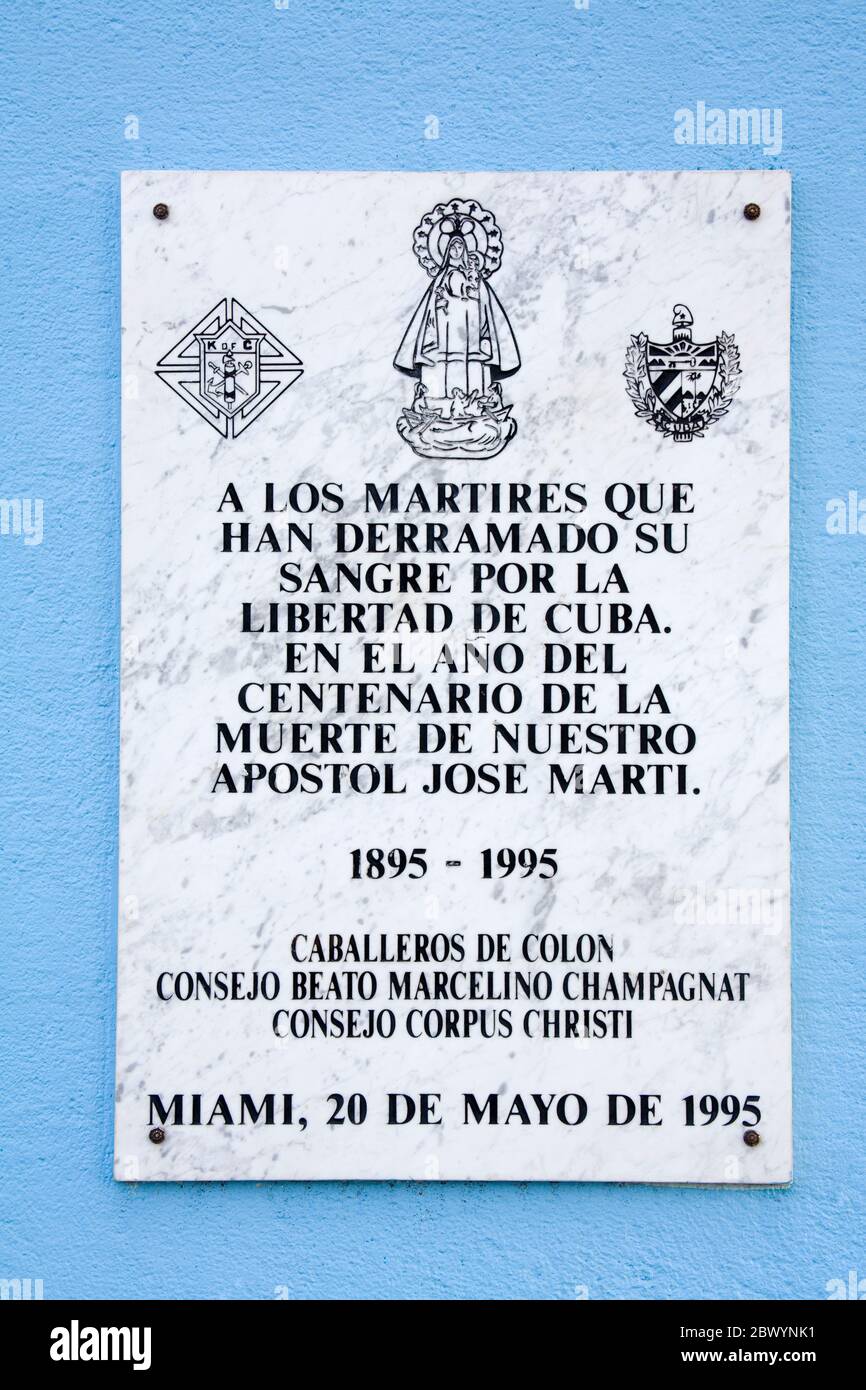 Miami cuban memorial boulevard hi-res stock photography and images - Alamy