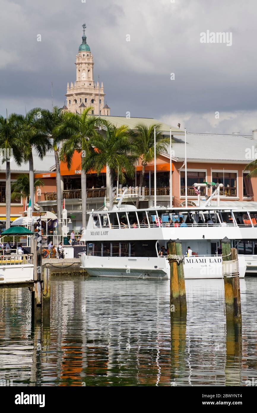 Bayside Marketplace & Marina, Miami, Florida, USA Stock Photo - Alamy