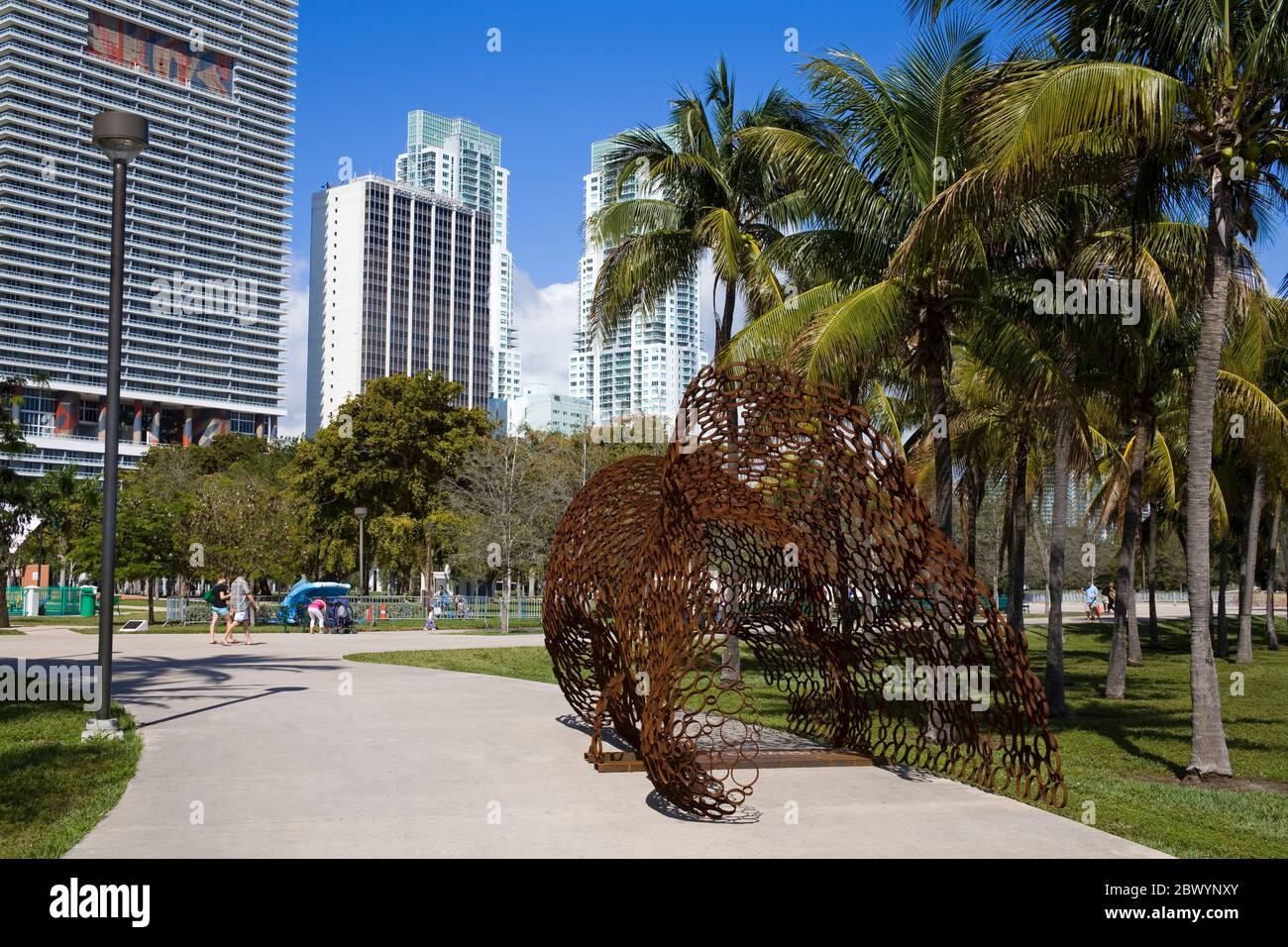 Bayfront Park, Miami, Florida, USA Stock Photo - Alamy