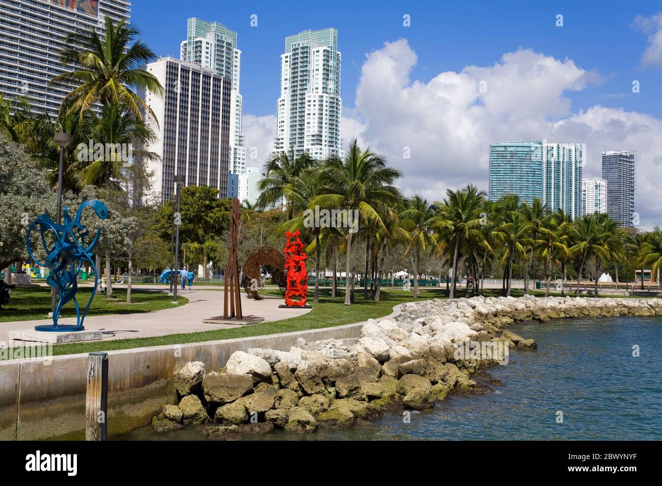 Bayfront Park, Miami, Florida, USA Stock Photo - Alamy