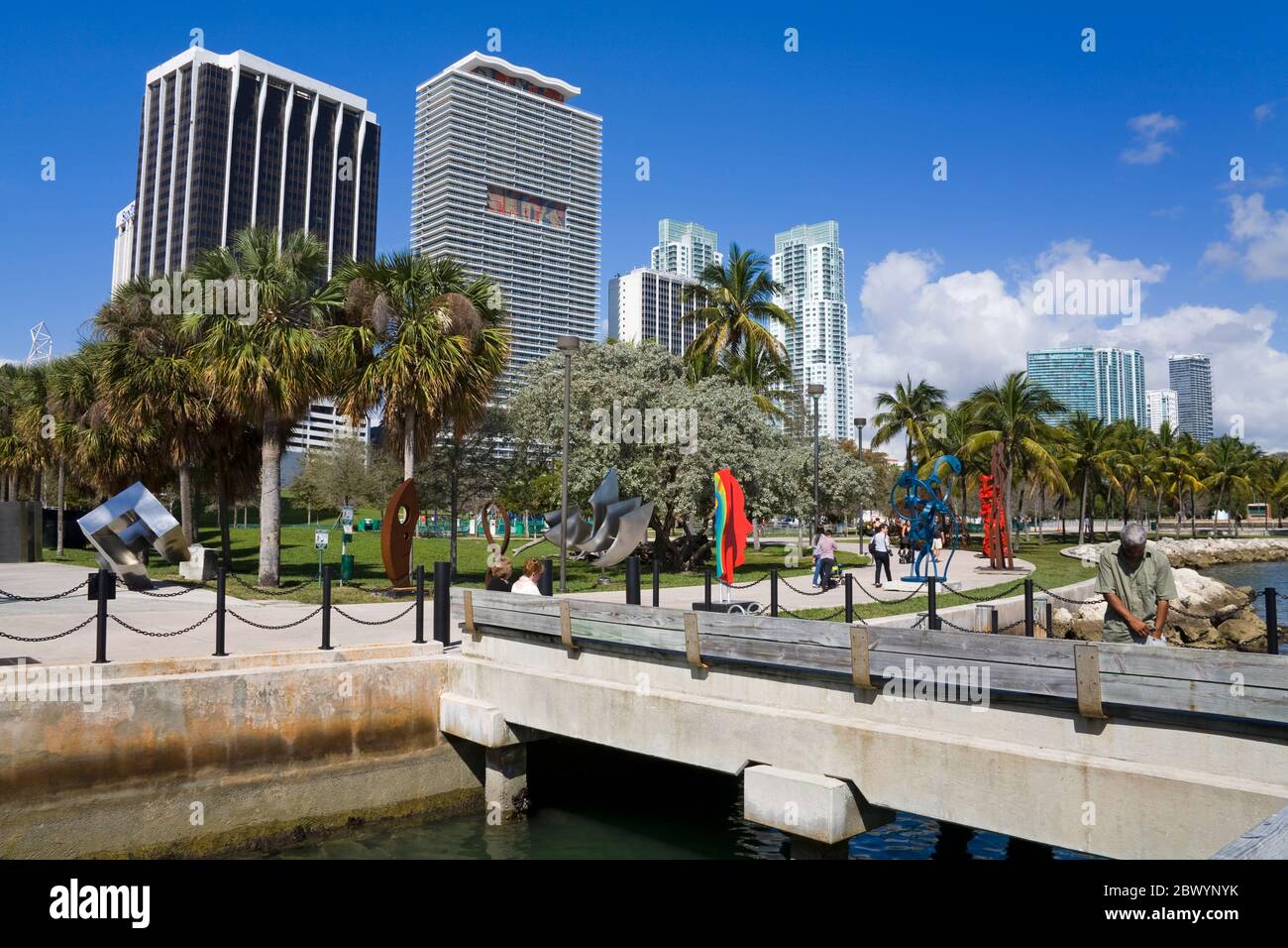 Bayfront Park, Miami, Florida, USA Stock Photo - Alamy
