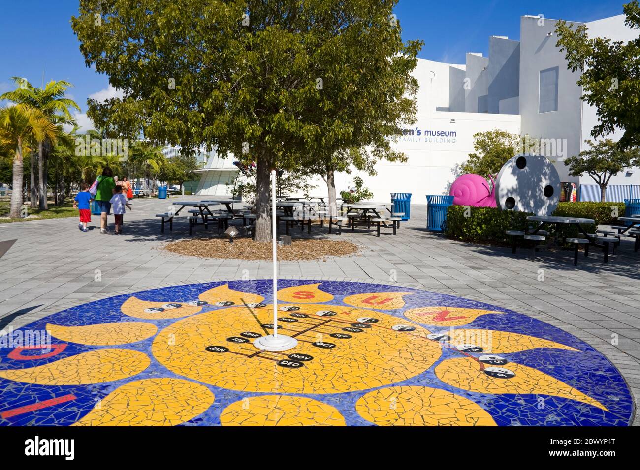 Sundial at the Miami Children's Museum, Miami, Florida, USA Stock Photo ...