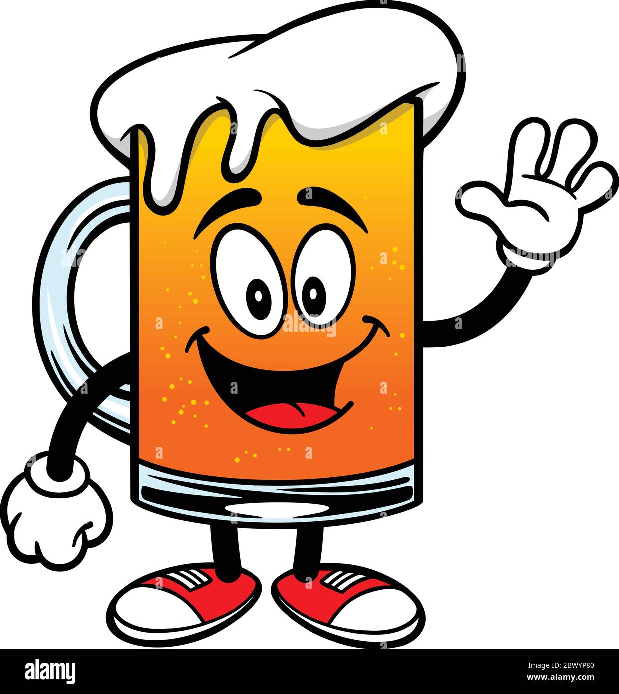 Cartoon beer mug hi-res stock photography and images - Alamy