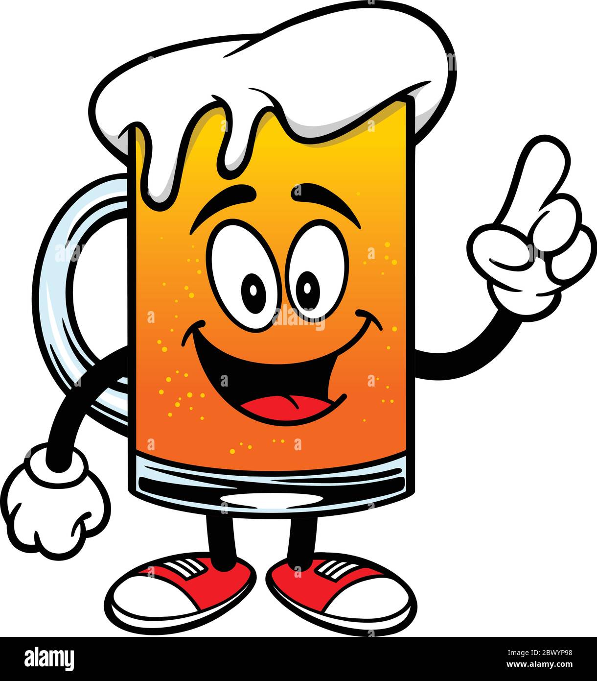 Beer Mascot Talking - A cartoon illustration of a Beer Mascot Talking ...