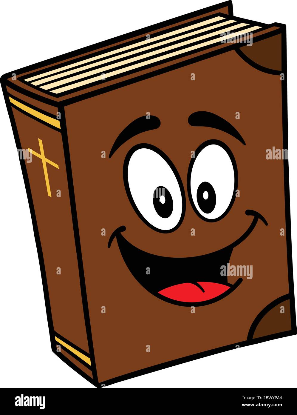 Bible Mascot - A cartoon illustration of a Bible Mascot Stock Vector ...