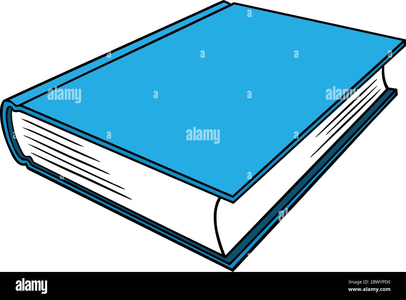 Blue Book- An Illustration of a Blue Book Stock Vector Image & Art - Alamy