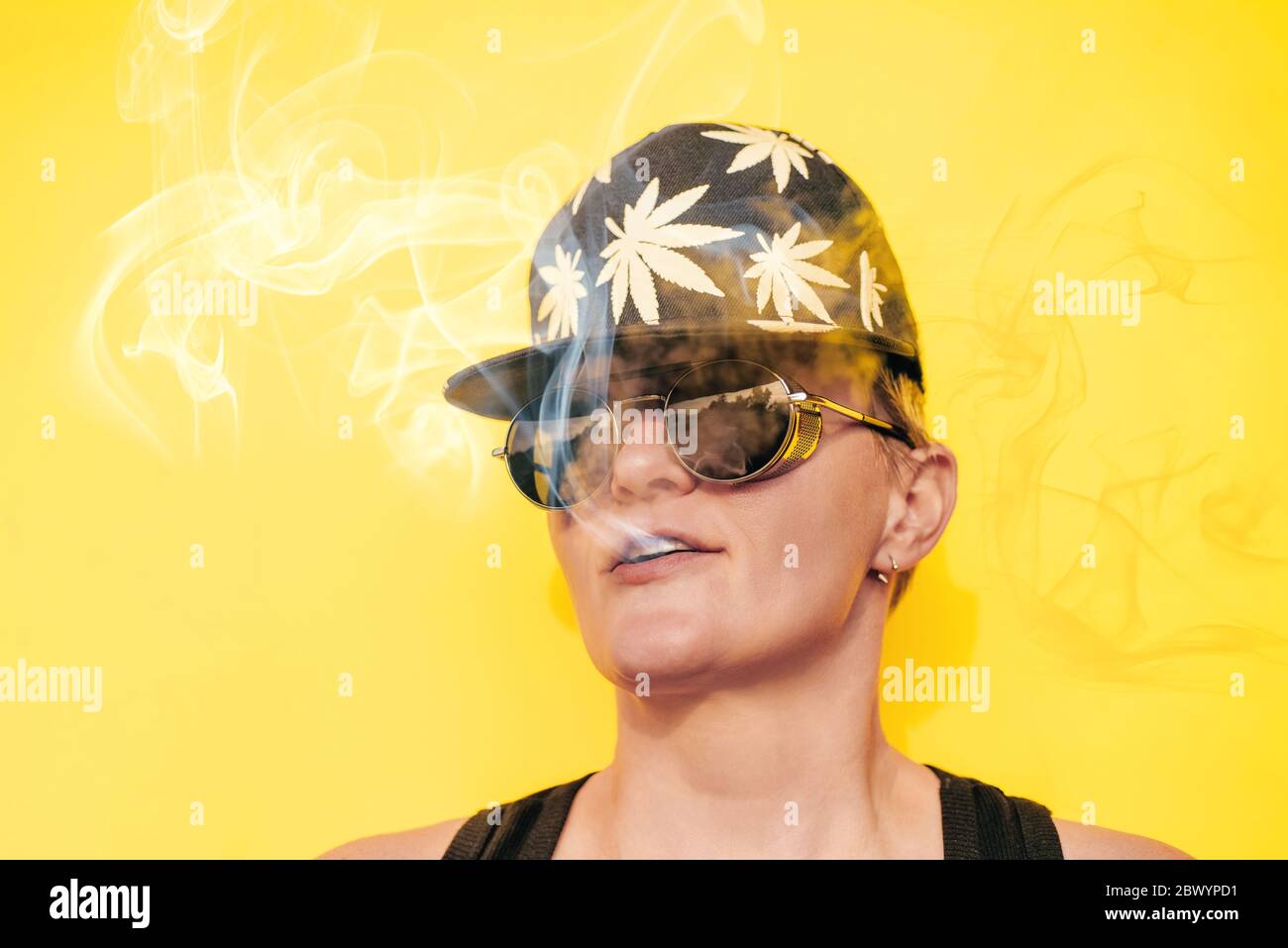 Cannabis Smoking Hippy High Resolution Stock Photography and Images - Alamy