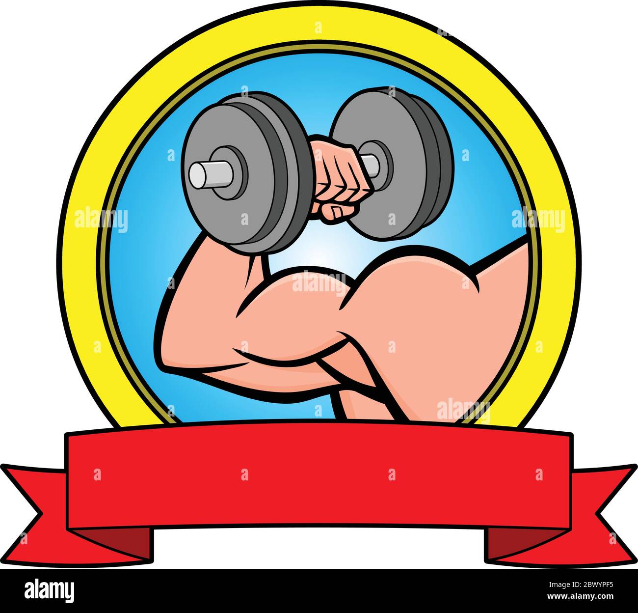 Bodybuilding Contest- An Illustration of a Bodybuilding Contest Stock ...