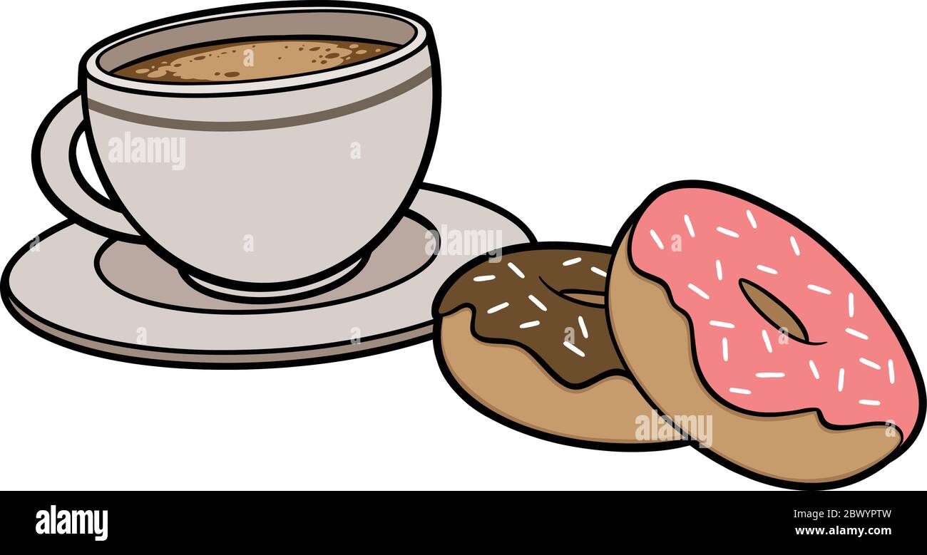 Coffee And Donuts Animated